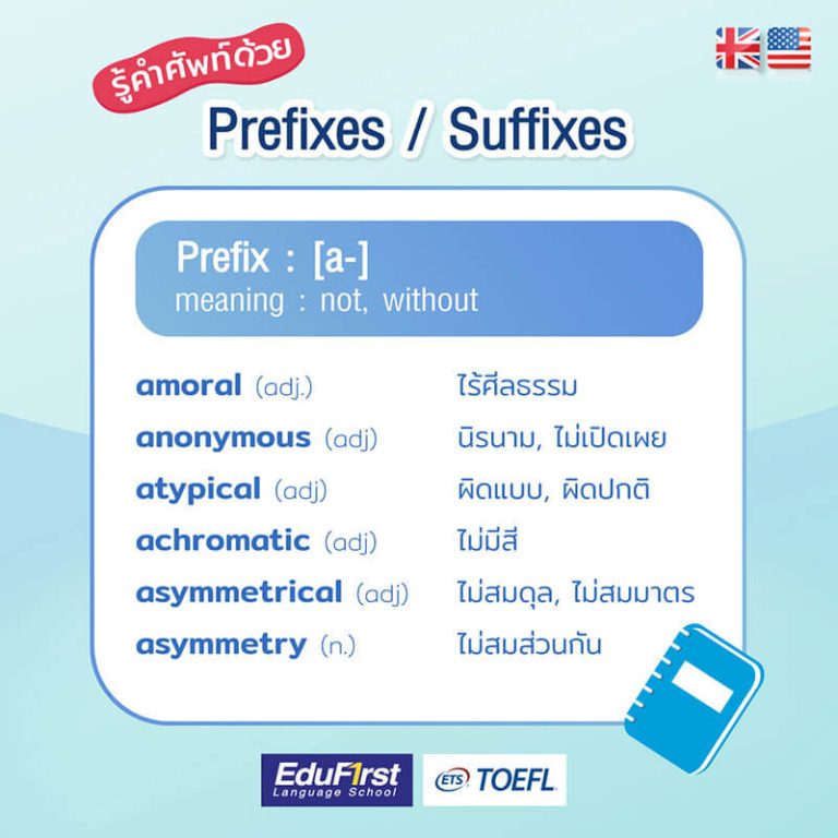 Prefix Suffix เทคนิคจำคำศัพท์ภาษาอังกฤษ ขั้นเทพ! โรงเรียนสอนภาษาอังกฤษ ...